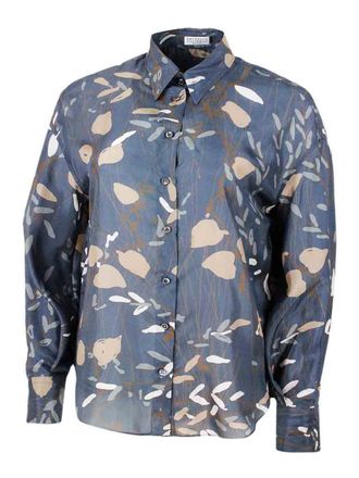 Brunello Cucinelli Chemise - Bleu