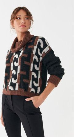 Liu Jo Rollkragenpullover CF3333 MAG94 Bunt Relaxed Fit