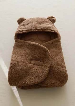 Mango Sac pour poussette ours marron - Home - 6-9 mois - MANGO HOME