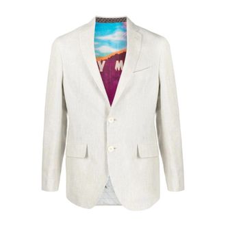 Etro Casual Blazer - - Jackets - Herren - Beige - L
