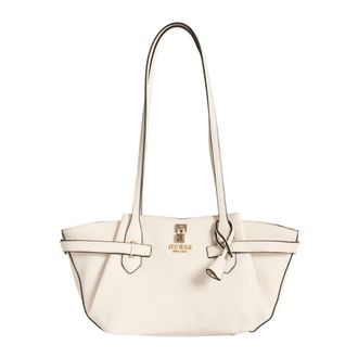 Guess Femme, Sacs, Blanc, Taille: ONE Size Yesba Saffiano Shoulder Bag