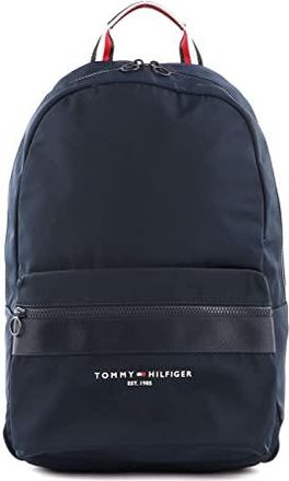 Tommy Hilfiger TH Established Backpack 272 AM0AM09272, Sacs &agrave; Dos Homme, Bleu (Desert Sky), OS