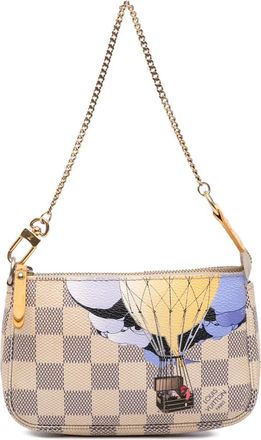 Louis Vuitton Crossbody Bags - Damier Azur Illustre Mini Pochette Accessoires - Gr. unisize - in Weiß - für Damen