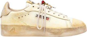 Autry Femme, Chaussures, Beige, Taille: 38 EU Dallas Low Super Vintage