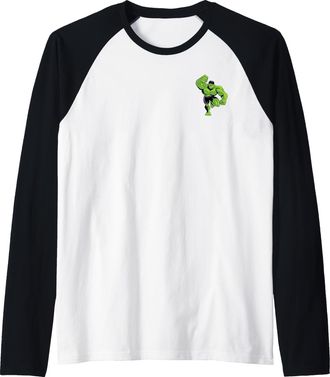 MARVEL Super Heroes Avengers The Hulk Pocket Art Raglan