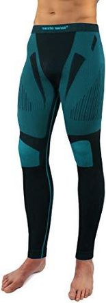 Sesto Senso Homme sous-Vêtement Fonctionnel Pantalon Longues Caleçon Couche de Base M Bleu