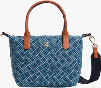 Tommy Hilfiger Sac &agrave; main &agrave; imprim&eacute; monogramme en coton