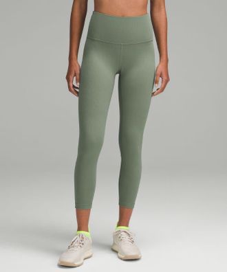 lululemon Legging Wunder Train taille haute pour Femmes - 64 cm - Gris/Pastel - Taille 10