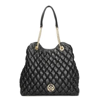 Kazar Gro&szlig;e gesteppte Handtasche mit Schultergriffen - - Bags - Damen - Schwarzk - ONE SIZE
