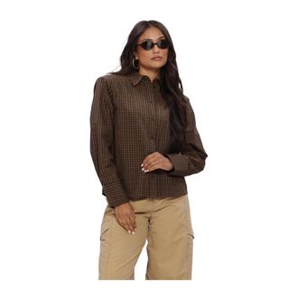 Co'Couture Teffacc Gestepptes Karomuster Hemd - - Blouses & Shirts - Damen - Mehrfarbig - XL