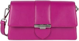 Lancaster | Paris Ily - Sac Trotteur Cuir de Vachette Lisse Orchid&eacute;e fonc&eacute;