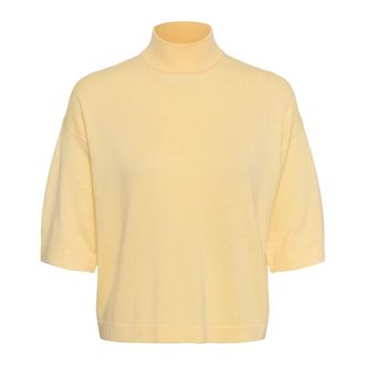 Kaffe Kalizza Rollkragenpullover - - Knitwear - Damen - Gelb - XL
