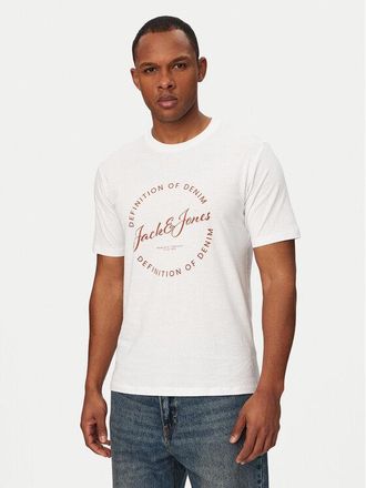 Jack & Jones Jack & Jones T-Shirt Grayson 12288377 Wei&szlig; Regular Fit