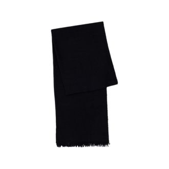Polo Ralph Lauren Schal aus Leinen- Wolle und Kaschmir mit gesticktem Polospieler - - Accessories - unisex - Blau - ONE SIZE