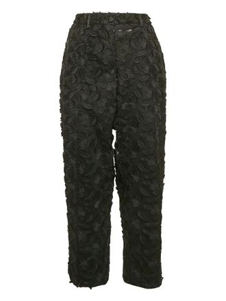 Dolce & Gabbana pantalon à détails appliqués - Noir