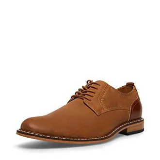 Steve Madden Madden Mens M-ALLOU Oxford, Cognac, 9.5