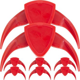 Healifty 8 St&uuml;ck Manuelles Melonenkernsch&auml;lset Kompakter Melonenkern&ouml;ffner aus Bpa Freiem Kunststoff Rot mit Einklemmschutz Handlicher Samensch&auml;ler f&uuml;r Haushal