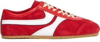 Dries Van Noten Femme, Chaussures, Rouge, Taille: 39 EU Suede Baskets