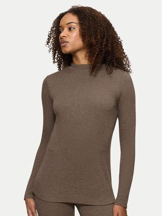 Triumph Pullover Smart Thermal 10221490 Braun Slim Fit