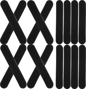 Pretyzoom 100 St&uuml;ck Transparent Antirutschstreifen F&uuml;r Kleiderb&uuml;gel Selbstklebend Silikon Schutzstreifen F&uuml;r Holz Kleiderb&uuml;gel rutschfeste Aufkleber 4.4X0.8 Zol