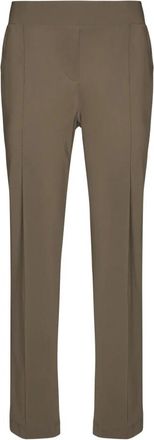 Elena Miro Femme, Pantalons, Vert, Taille: 36 FR Pantalons en jersey avec ceinture &eacute;lastique