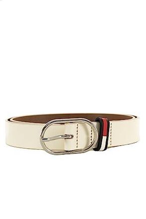 Tommy Jeans ceinture oval ybh ancient white 90