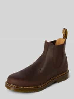 Dr. Martens Chelsea Boots aus echtem Leder mit Ziern&auml;hten
