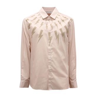 Neil Barrett Lockeres Hemd Made in Italy - - Shirts - Herren - Beige - S