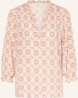 Cartoon Cartoon Blusenshirt Mit 3/4-Arm Und Rüschen weiss