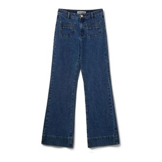 Sofie Schnoor Denim Blaue Wide Leg Jeans - - Jeans - Damen - Blau - 2XS