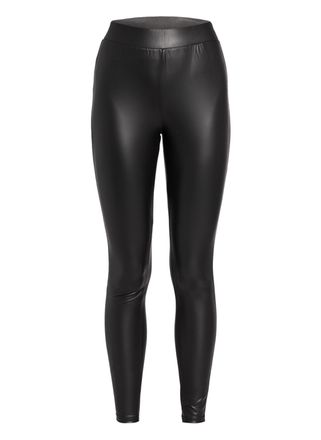 Only Leggings In Lederoptik schwarz
