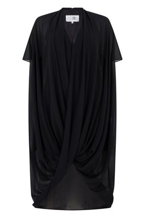 Maison Margiela Asymmetric Draped Dress - Black