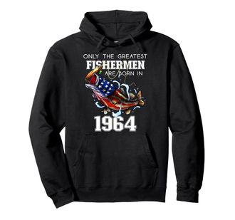 BDAZ 62. Geburtstag 1964 Fischer Barsch Angeln 62 Jahre alt Pullover Hoodie