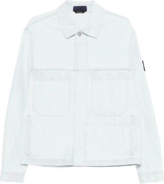 Stone Island Homme, Vestes, Bleu, Taille: M Veste &agrave; Poches Boutonn&eacute;e