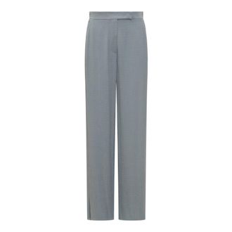 Emporio Armani High-Waisted Hosen - - Trousers - Damen - Grau - L