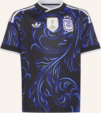 adidas Argentinien 2026 Kids Ausw&auml;rtstrikot schwarz