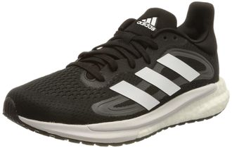 adidas Damen Solar Glide 4 Running Shoe, Core Black/Cloud White/Grey, 38 2/3 EU