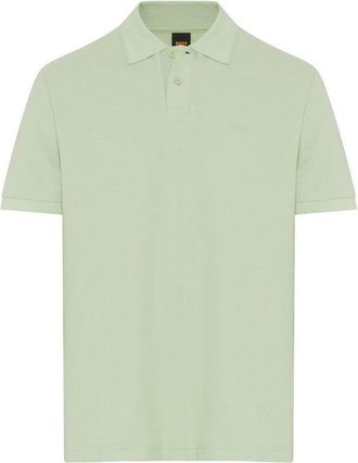 HUGO BOSS Poloshirt Phoenix Regular Fit reine Baumwolle, Logostickerei
