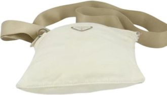 Prada Pre-owned Vintage Nylon Shoulder Bag - Femme - Pre-owned - Beige - Taille: ONE Size