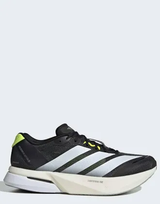 adidas Adizero boston 13 chaussures en noir core / blanc cloud