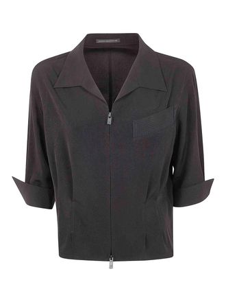 Yohji Yamamoto Bluse - Schwarz