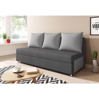 Furnix Furnix - Polstersofa rikka mit Schlaffunktion und Bettkasten ALV48+ALV10