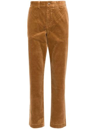 Polo Ralph Lauren pantalon droit en velours c&ocirc;tel&eacute; - Marron