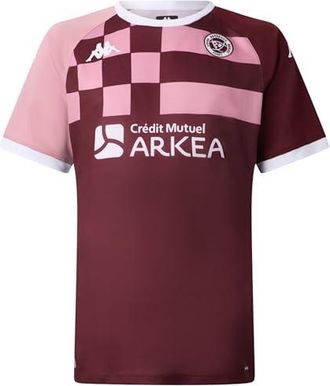 Kappa Maillot Entrainement MOKIBAPRE Union Bordeaux B&egrave;gles UBB Officiel Rugby - Homme - Bordeaux/Rose (FR/ES, Alpha/Lettres, XXL, Taille Normale, Taille Nor