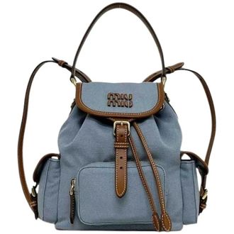 Miu Miu Damen, Pre-Owned, Blau, ONE SIZEGr&ouml;&szlig;e
