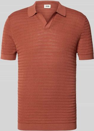 Drykorn Slim Fit Poloshirt mit V-Ausschnitt Modell Braian