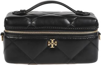Tory Burch Tory Burch Crossbody Bags - Kira Diamond Quilt Charm East-west Vanity Case Bag - Gr. unisize - in Schwarz - f&uuml;r Damen
