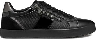 Geox zip-detail sneakers - Schwarz