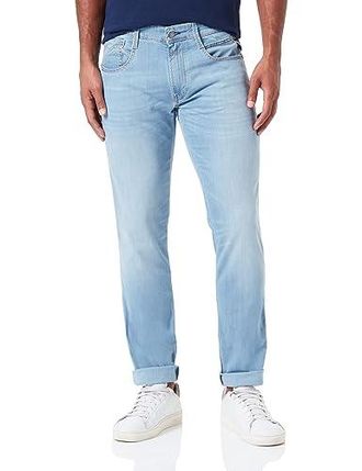 Replay Herren Jeans Anbass Slim-Fit Bio, Blau (Light Blue 010), 30W / 32L