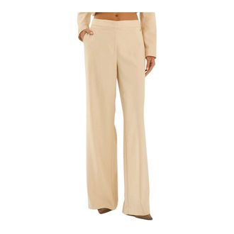 Souvenir Pantalon habill&eacute; droit - Femme - Pantalons - Beige - Taille: 38 FR